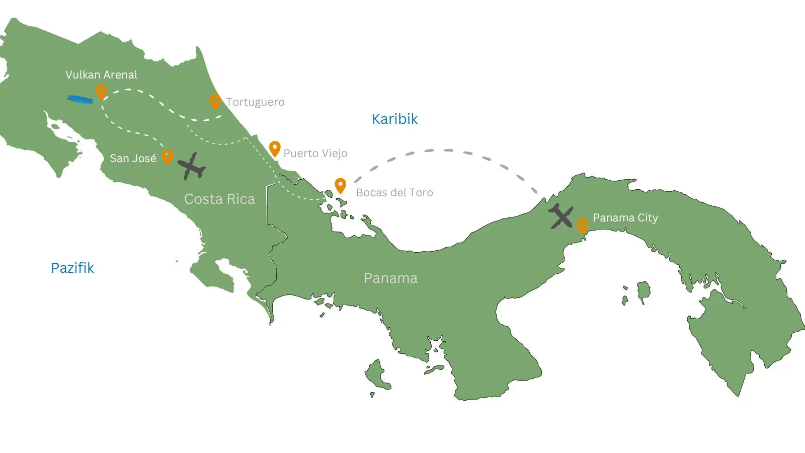 11 Tage Costa Rica Panama Rundreise | kleine Gruppen | napur tours